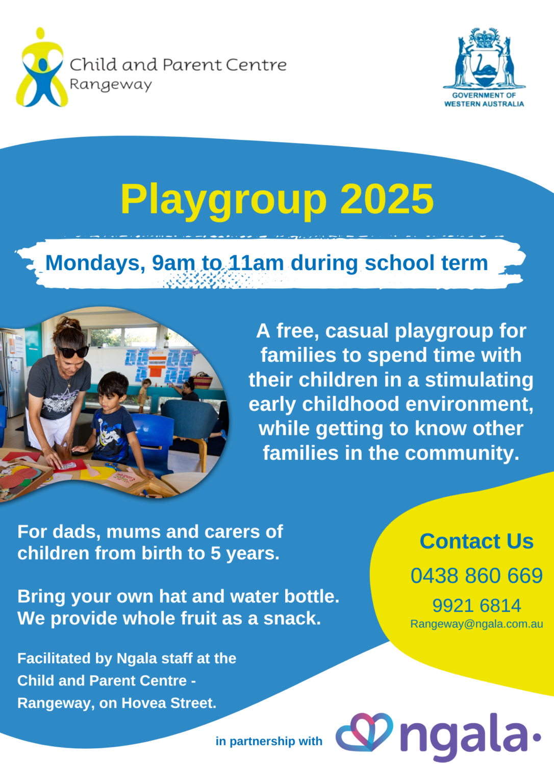 APPROVED Rangeway Playgroup flyer 2025 | Rangeway