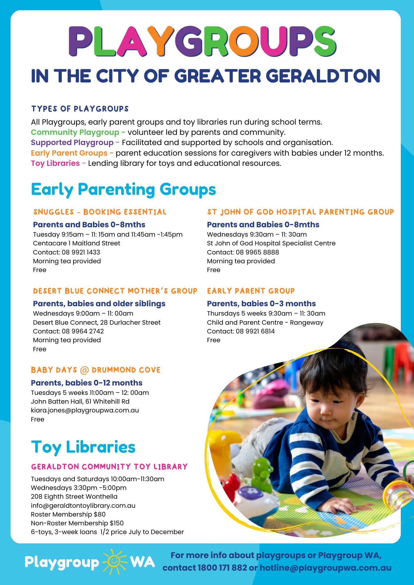 Playgroups in Geraldton | Rangeway